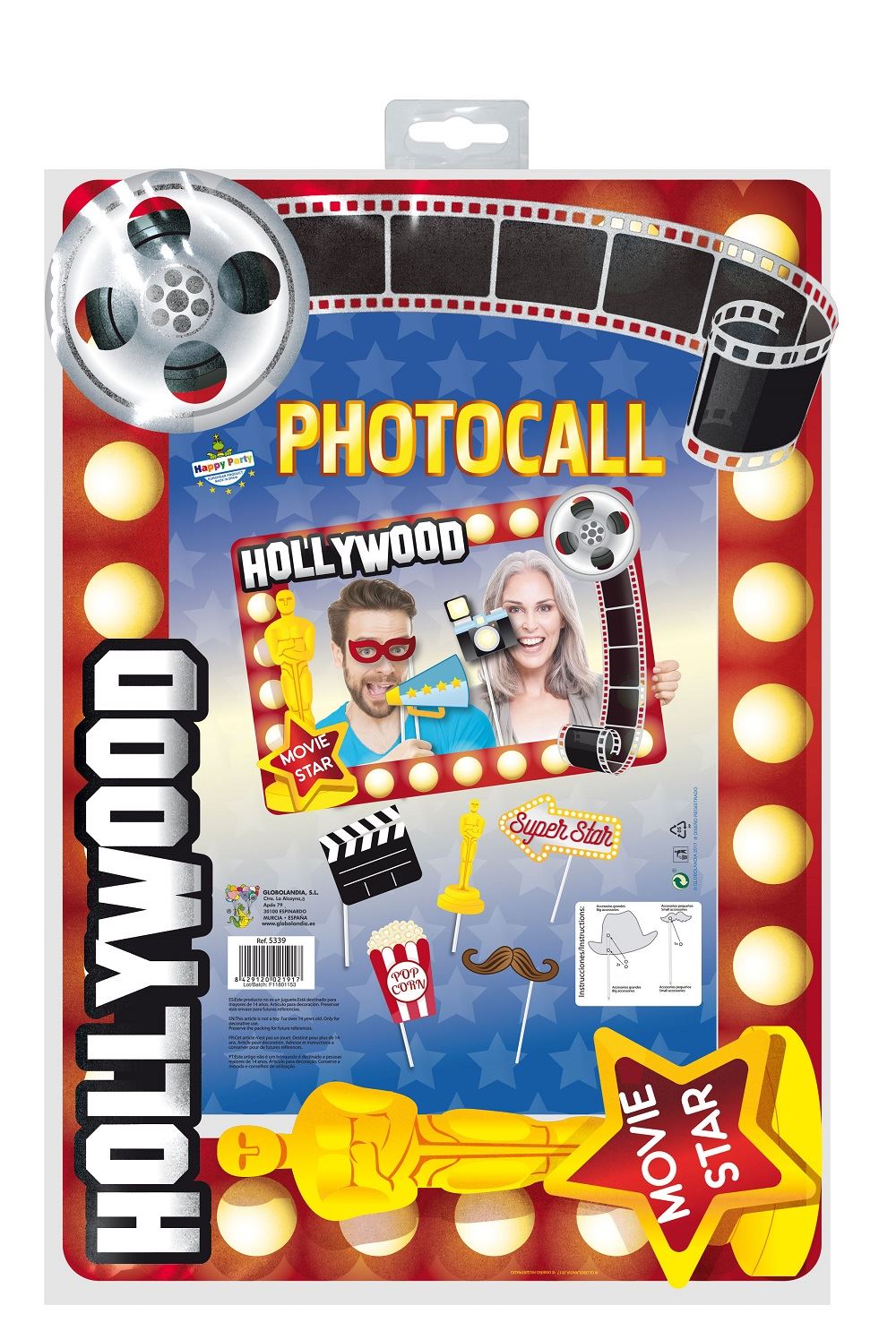 Marco Photocall Cine con Accesorios ️ por sólo 5,90 €. Envío gratis en ... Marco Photocall Cine con Accesorios ️ por sólo 5,90 €. Envío gratis en ...
